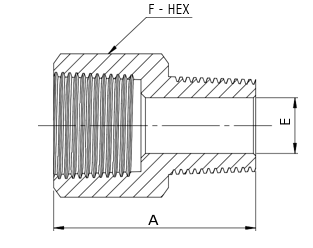 e.AP ADAPTOR (FEMALE NPT SAME SIZE MALE NPT ) – Wesmec Engineering