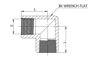 WESMEC Female Elbow FLP – Instrument Pipe Fittings