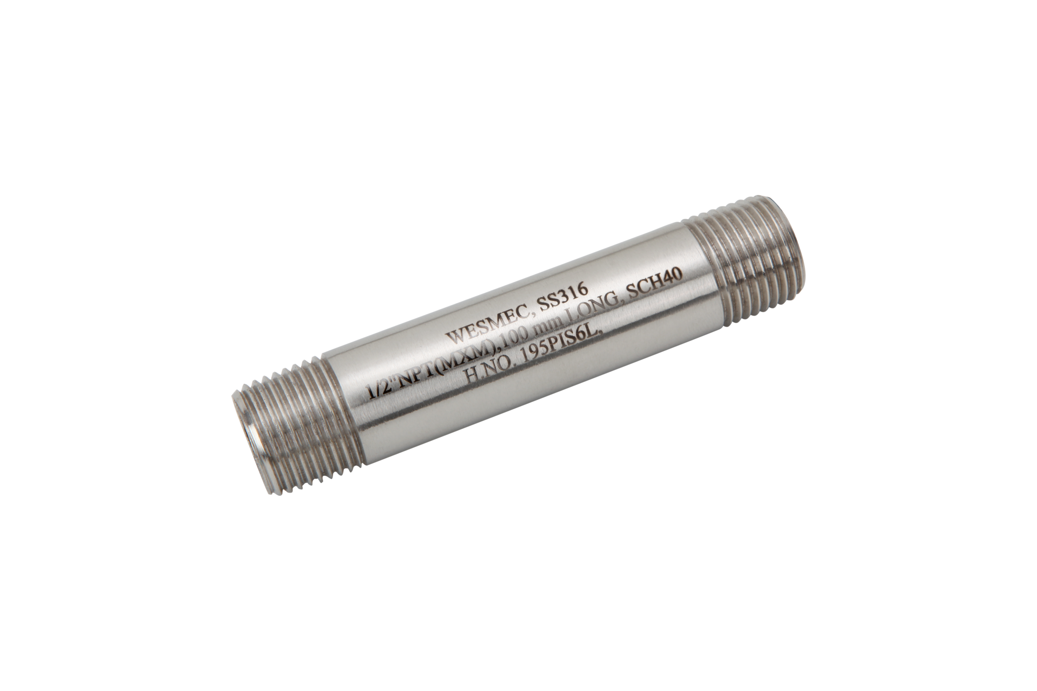 PIPE NIPPLE (NPTM X NPTM) – Wesmec Engineering